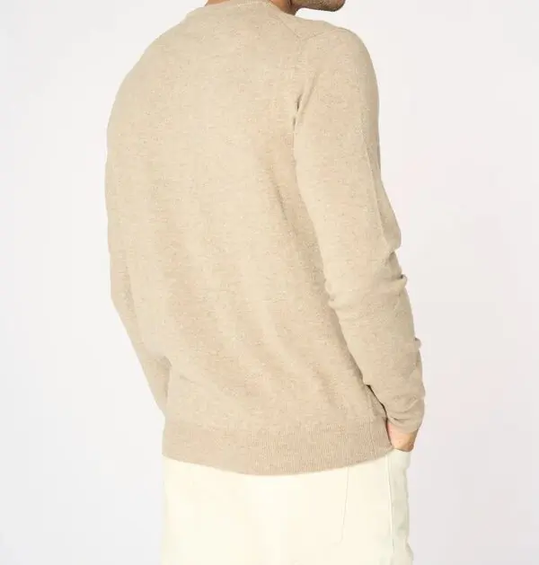 Malo Crew Neck Cashmere Sweater - Brown
