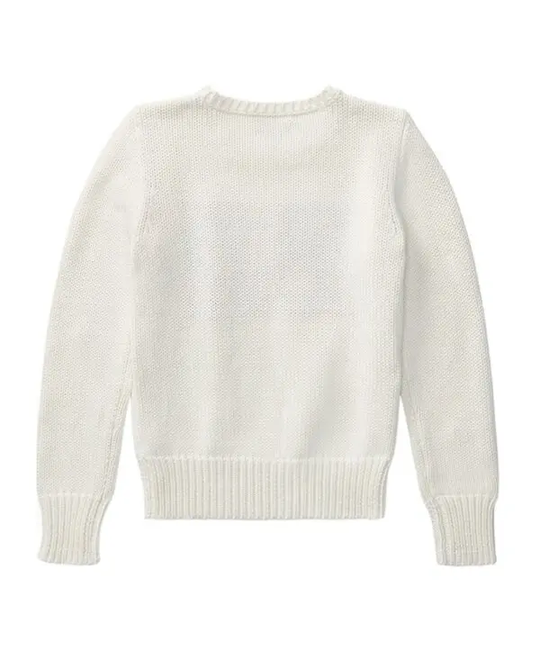 Ralph Lauren Embroidered Flag Pullover Sweater