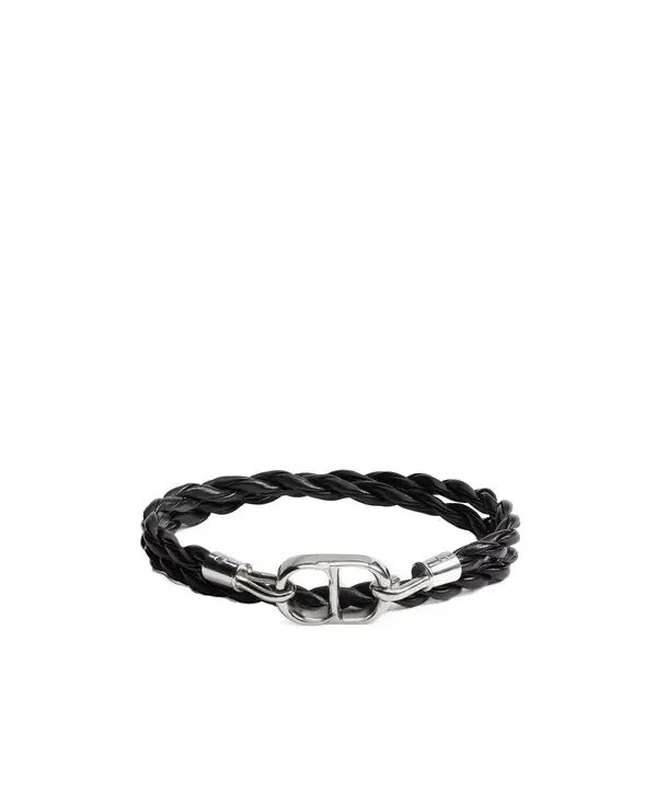Dior Cd Icon Woven Double Bracelet - Black