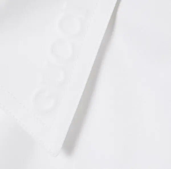 Gucci Embossed Logo Long Sleeve Shirt With Tie Detail