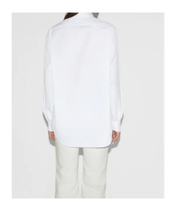Gucci Embossed Logo Long Sleeve Shirt With Tie Detail