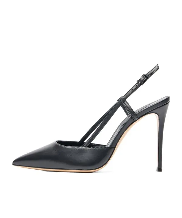 Casadei 100mm Julia Pointed-toe Slingback Heeled Pumps