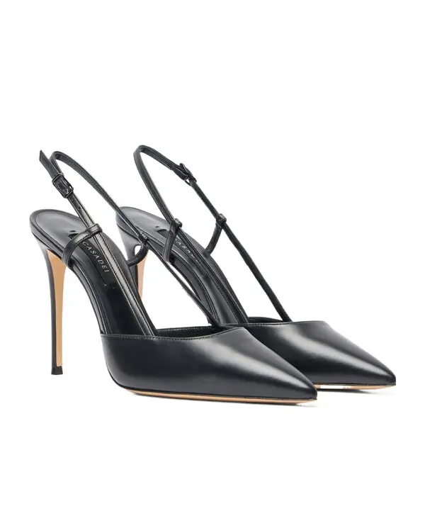 Casadei 100mm Julia Pointed-toe Slingback Heeled Pumps