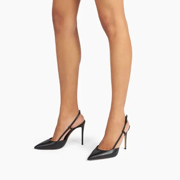 Casadei 100mm Julia Pointed-toe Slingback Heeled Pumps