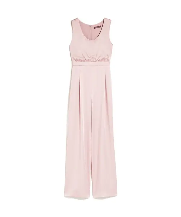 Max Mara Sleeveless Wide Leg Jumpsuit - Pink