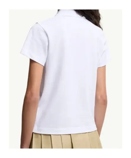 Moncler Short Sleeve Graphic Print Polo Shirt