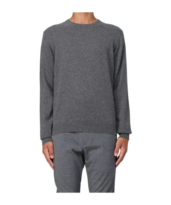 DRUMOHR Ribbed Crew Neck Knitwear - Grigio
