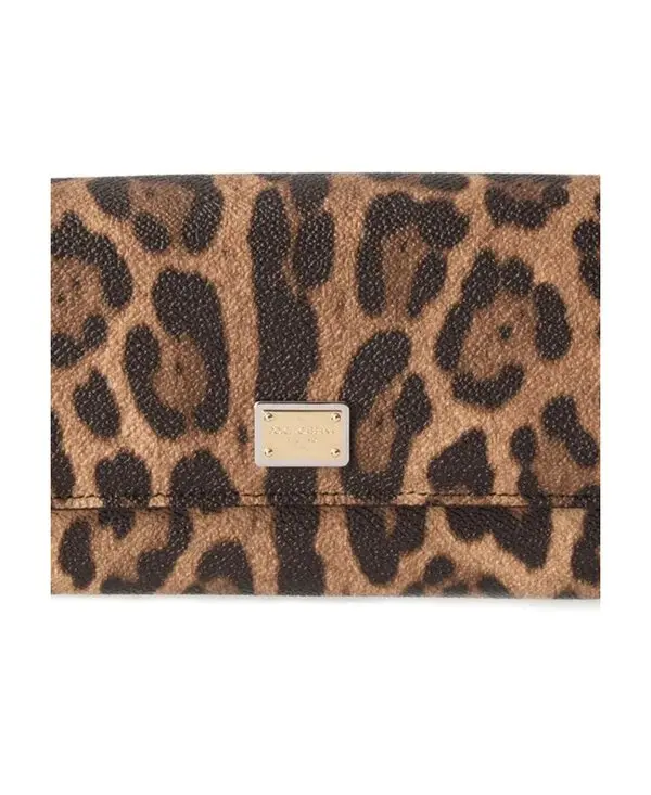Dolce & Gabbana Leopard Print Purse