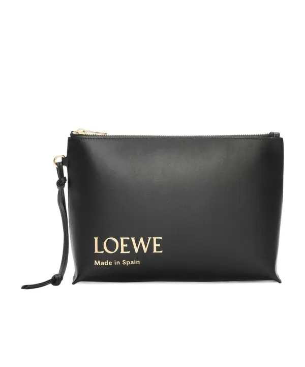 Loewe Logo Zip Wristlet Bag