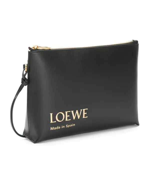 Loewe Logo Zip Wristlet Bag
