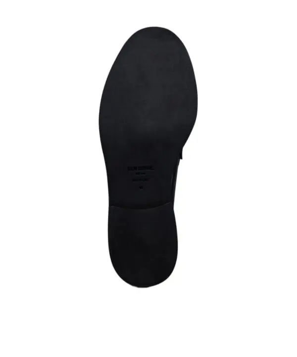 Thom Browne Round Toe Slip-on Loafers - Black