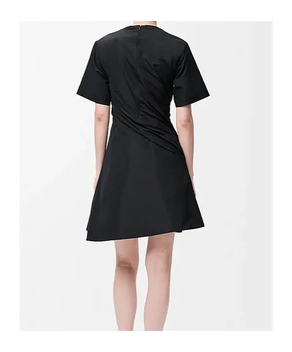 Loewe Draped Short-sleeved Dress