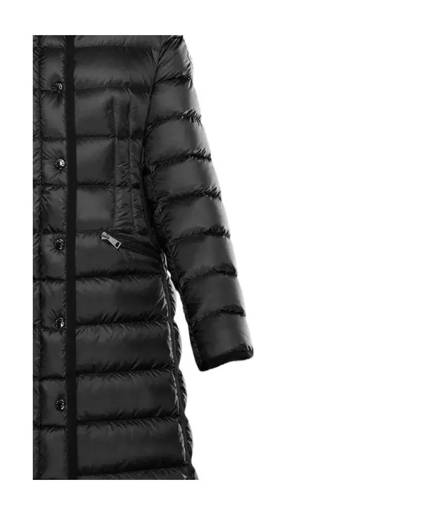 Moncler Hooded Down Jacket With Button Detailing
