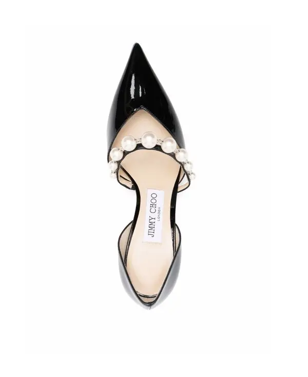 JIMMY CHOO Aurelie 65 Embellished Pumps - Black