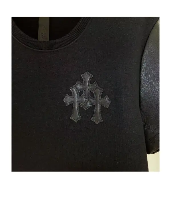 Chrome Hearts Round Neck T-shirt With Straight Hem