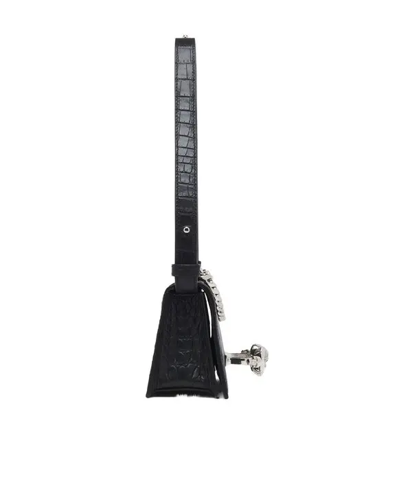 Alexander McQueen Jewelled Embossed Mini Shoulder Bag