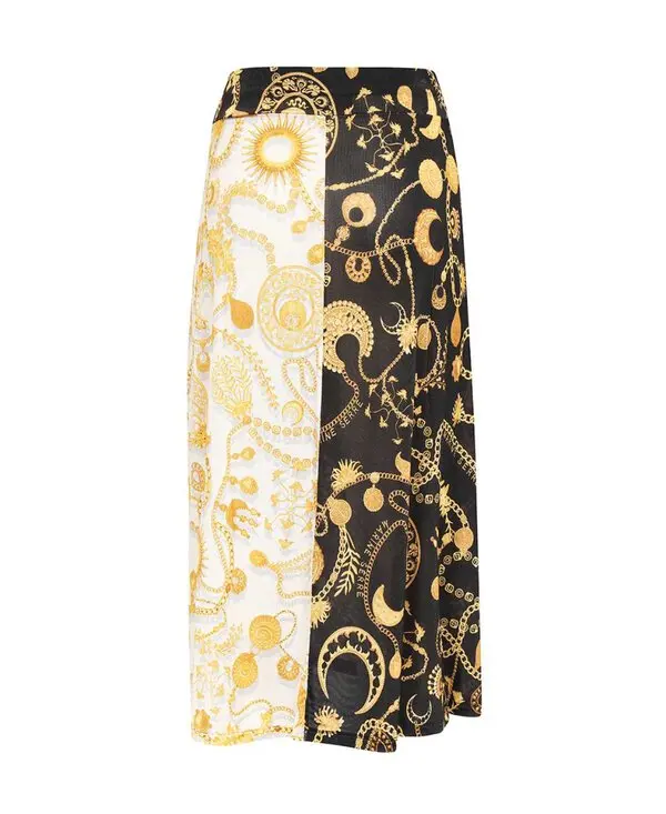 MARINE SERRE Printed Midi Skirt