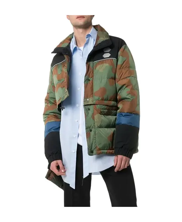 Off-White Camouflage Down Jacket