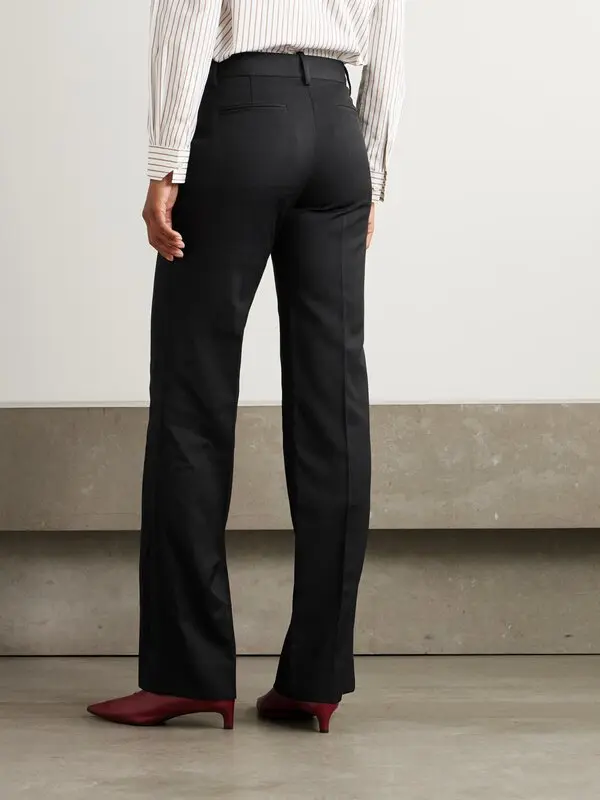 Victoria Beckham High Waist Tailored Trousers - Black