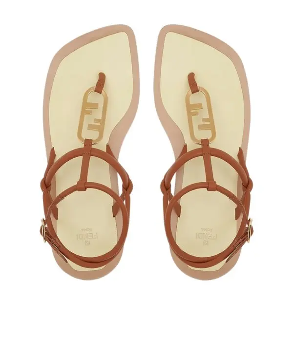 Fendi O'lock Thong Sandals