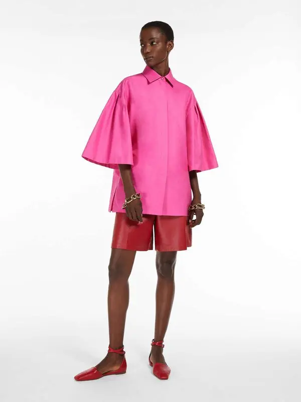 Max Mara High Waist Tailored Shorts With Belted Detail
