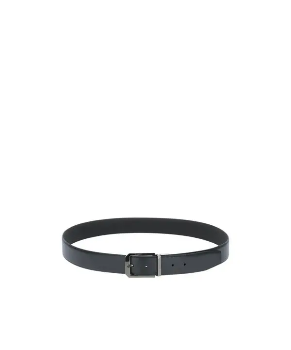 Zegna Pin Buckle Belt - Black