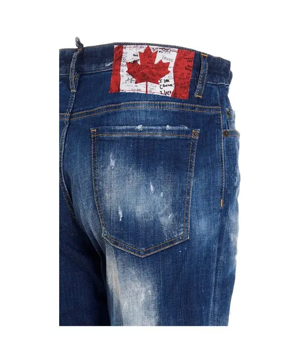 Dsquared2 Cropped Jeans With Distressed Details