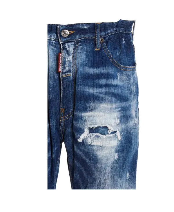 Dsquared2 Cropped Jeans With Distressed Details