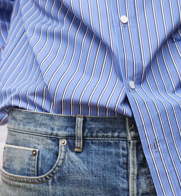 Dior Striped Embroidered Shirt