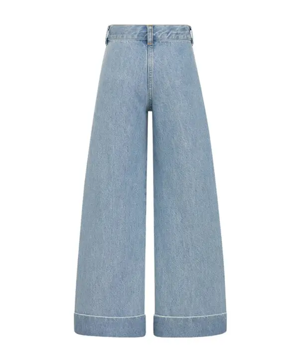Dior Wide-leg Jeans With Belt Loops