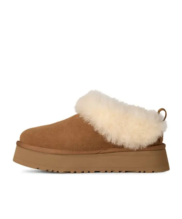 UGG Tazzelle Logo Patch Slippers - Maroon
