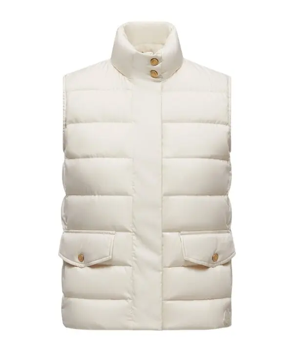 Moncler Besset Down Vest - Ivory White