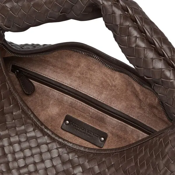 Bottega Veneta Woven Hobo Bag - Brown