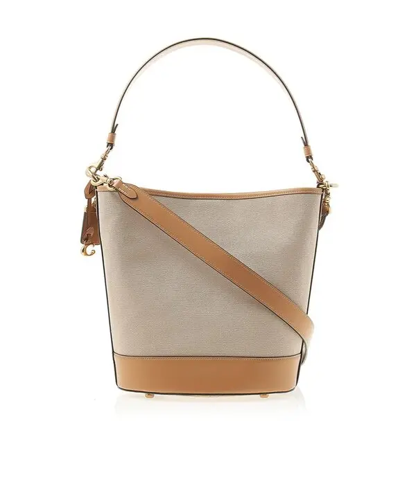 COACH Dakota Bucket Bag With Logo - Nude