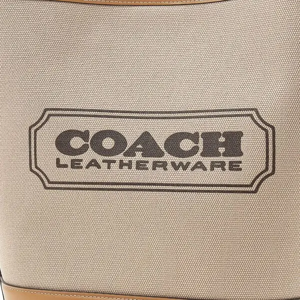 COACH Dakota Bucket Bag With Logo - Nude