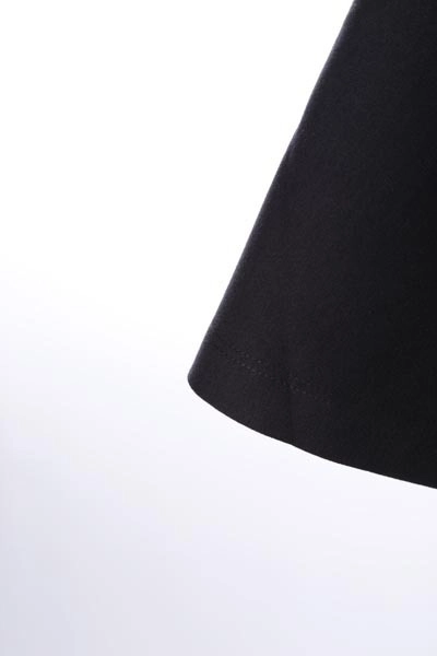 Loewe Asymmetrical Pleated T-shirt - Black