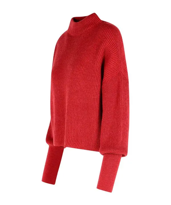 Closed Knitwear Long Sleeve Ribbed Pullover - Red