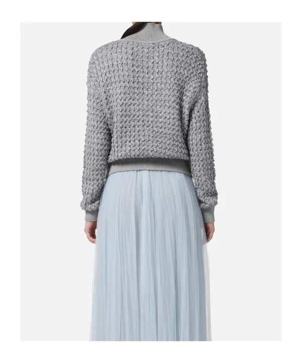Elisabetta Franchi Sequin Embellished Knitted Top