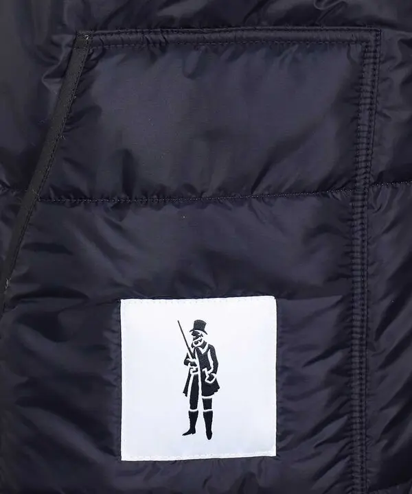 Mackintosh Quilted Logo Down Gilet - Black