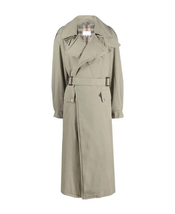 MAISON MARGIELA Deconstructed Belted Trench Coat - No