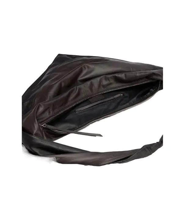 LEMAIRE Leather Twisted Shoulder Bag - Black