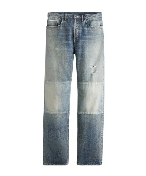 Dior Panelled Straight-leg Jeans