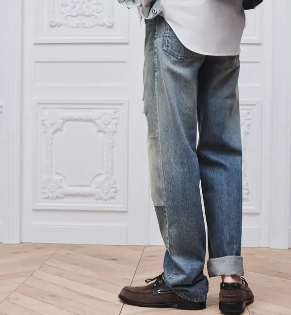 Dior Panelled Straight-leg Jeans
