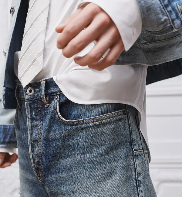 Dior Panelled Straight-leg Jeans