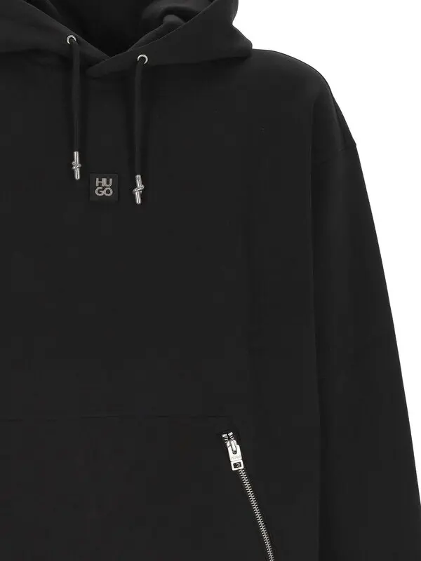 Hugo Boss Logo-plaque Hoodie
