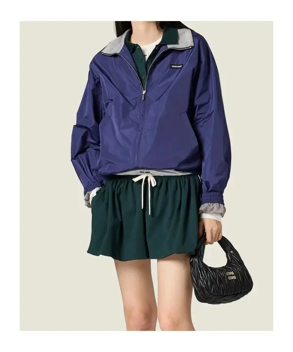 Miu Miu Poplin Blouson Jacket