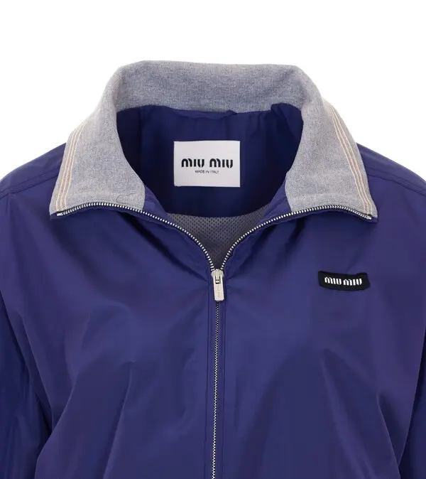 Miu Miu Poplin Blouson Jacket