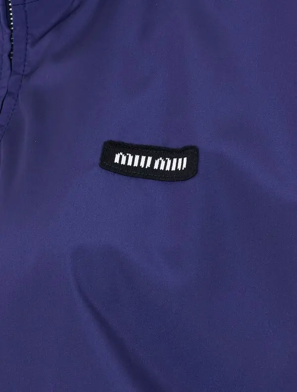 Miu Miu Poplin Blouson Jacket