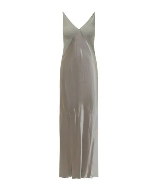 Alberta Ferretti Sleeveless V-neck Maxi Dress