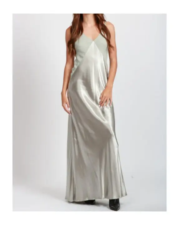 Alberta Ferretti Sleeveless V-neck Maxi Dress